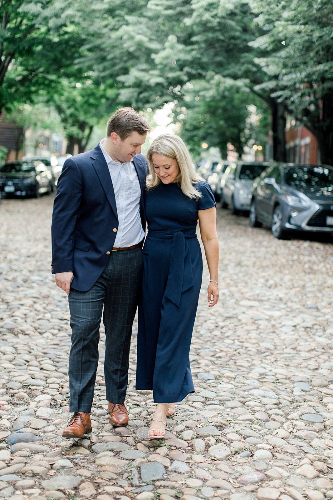 Preppy Alexandria engagement session | Charles & Suzie - Abby Grace Blog
