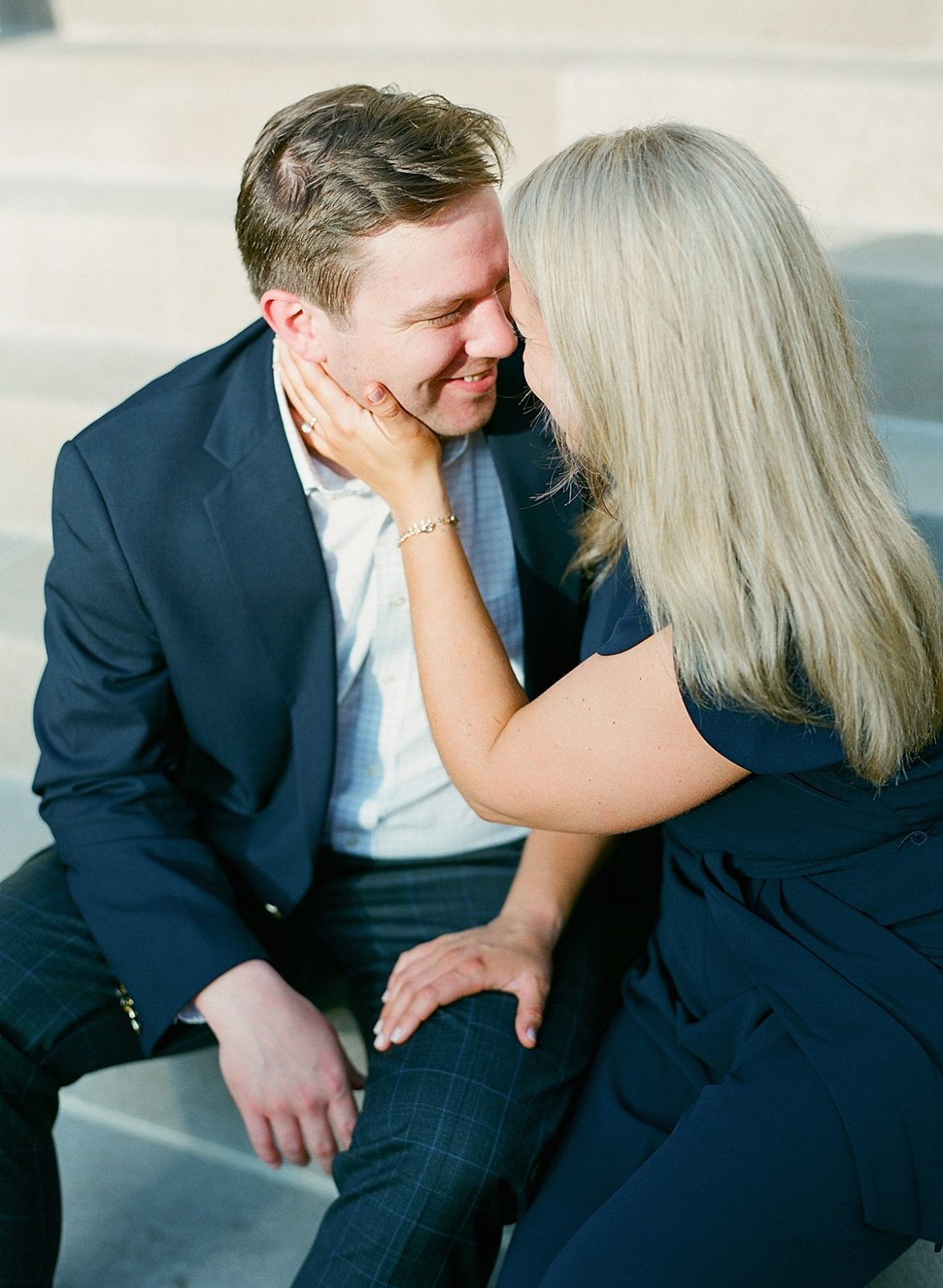 Preppy Alexandria engagement session | Charles & Suzie - Abby Grace Blog